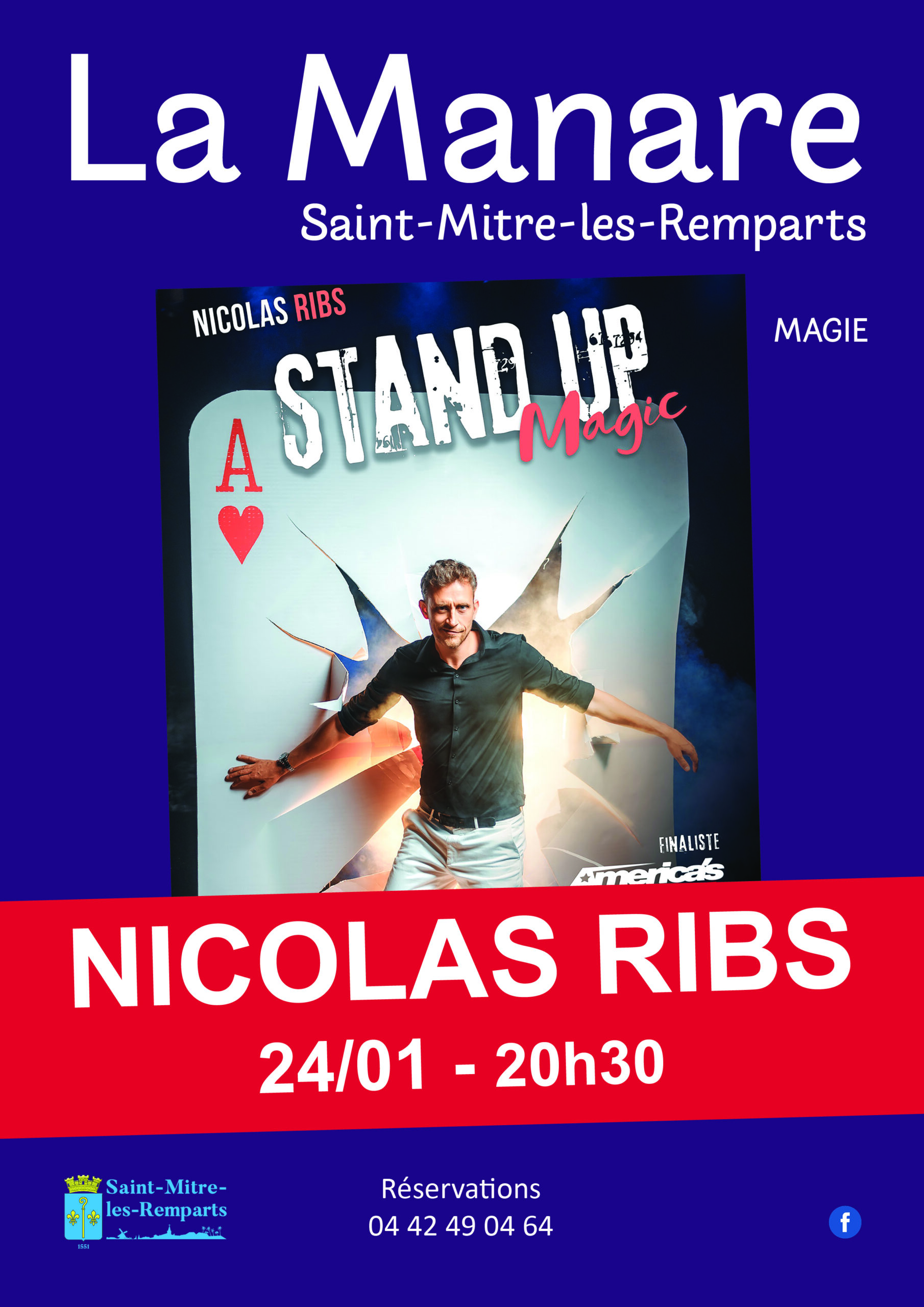 Stand Up Magie | Nicolas Ribs | Mairie de Saint-Mitre-les-Remparts