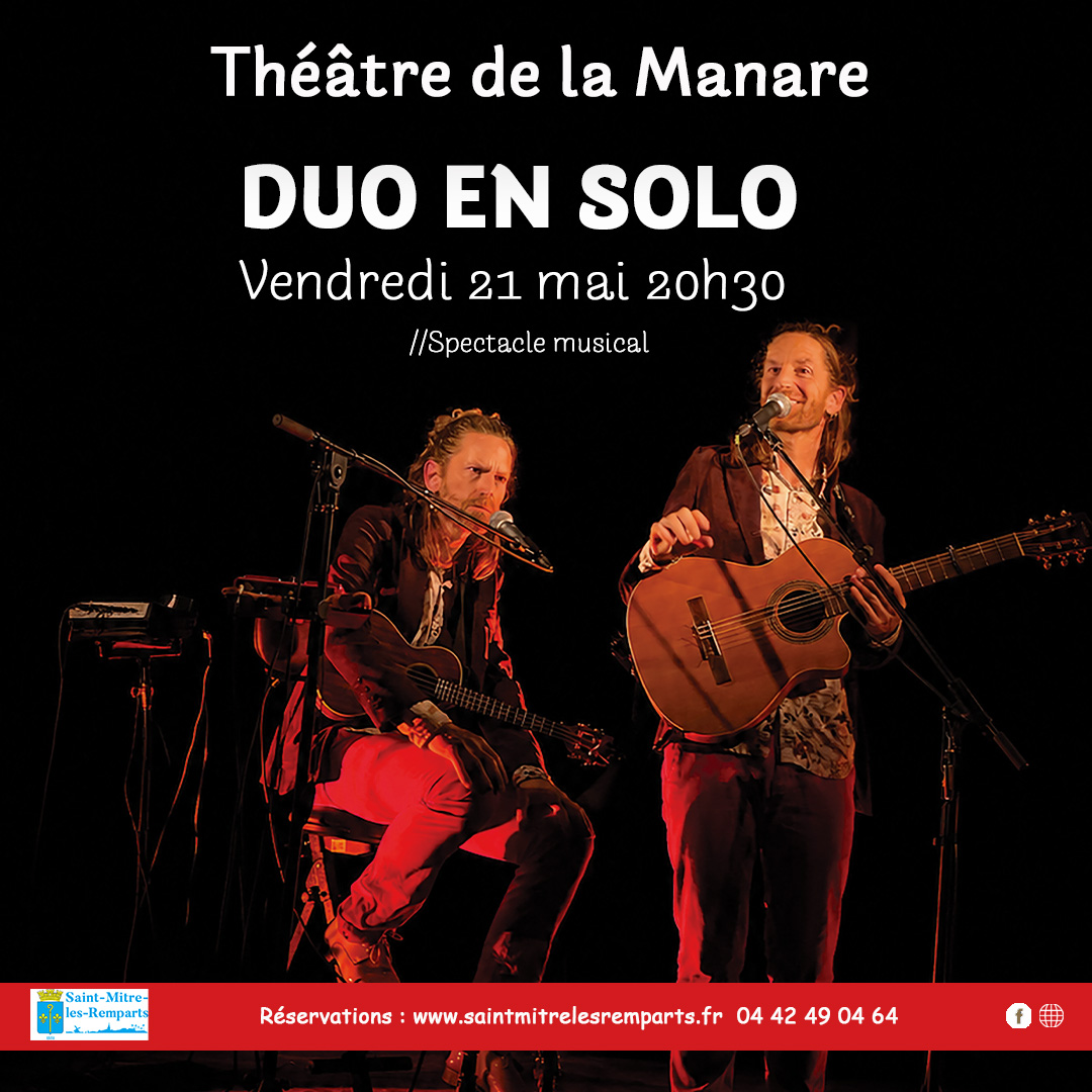 Spectacle musical | Duo en solo | Mairie de Saint-Mitre-les-Remparts